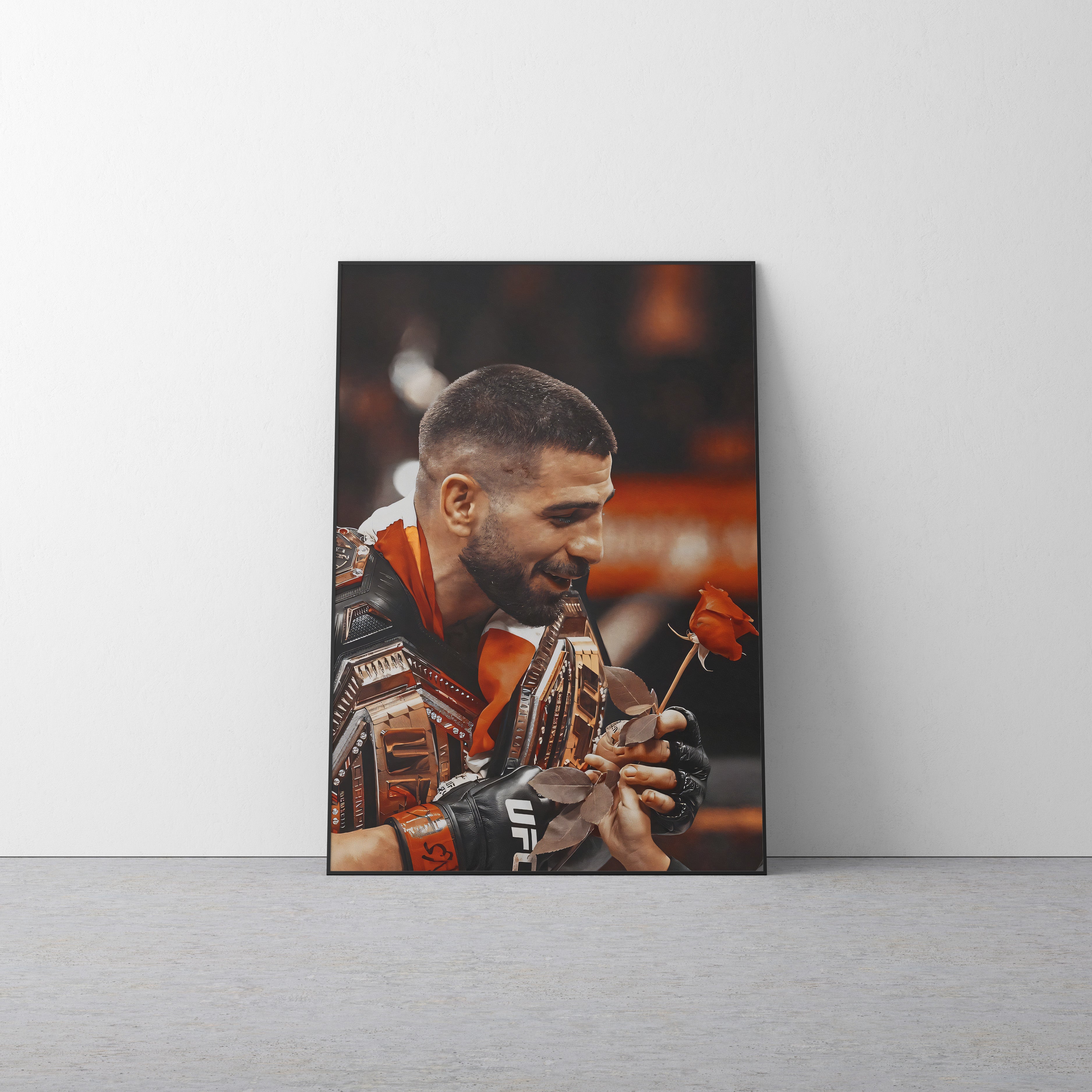 Ilia Topuria 'Rose' Canvas – NoBreaksClub™